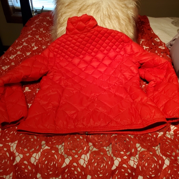 London Fog | Jackets & Coats | Red Ultra Lightweight Down Coat | Poshmark